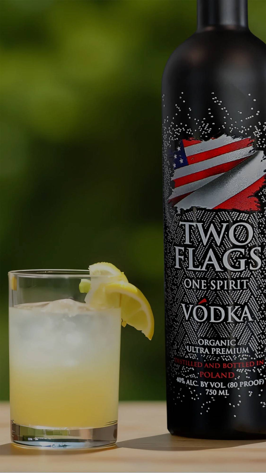 Two Flags One Spirit - Crafted Organic Polish Vodka